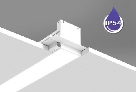 Microlinea Recessed Series 3 Wet Location – IP54 – Drywall Spackle ...